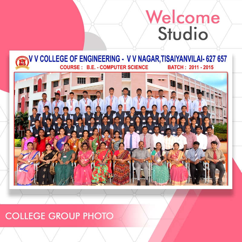 Group Photo - Colleges -Welcome Digital Color Lab & Studio, Tirunelveli