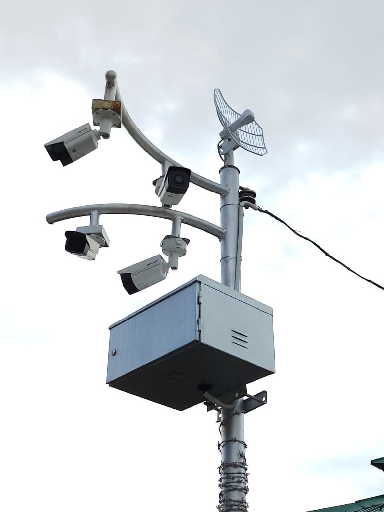 CCTV CAMERA STEET LIGHT POLE -Mohan Industries, Ghaziabad