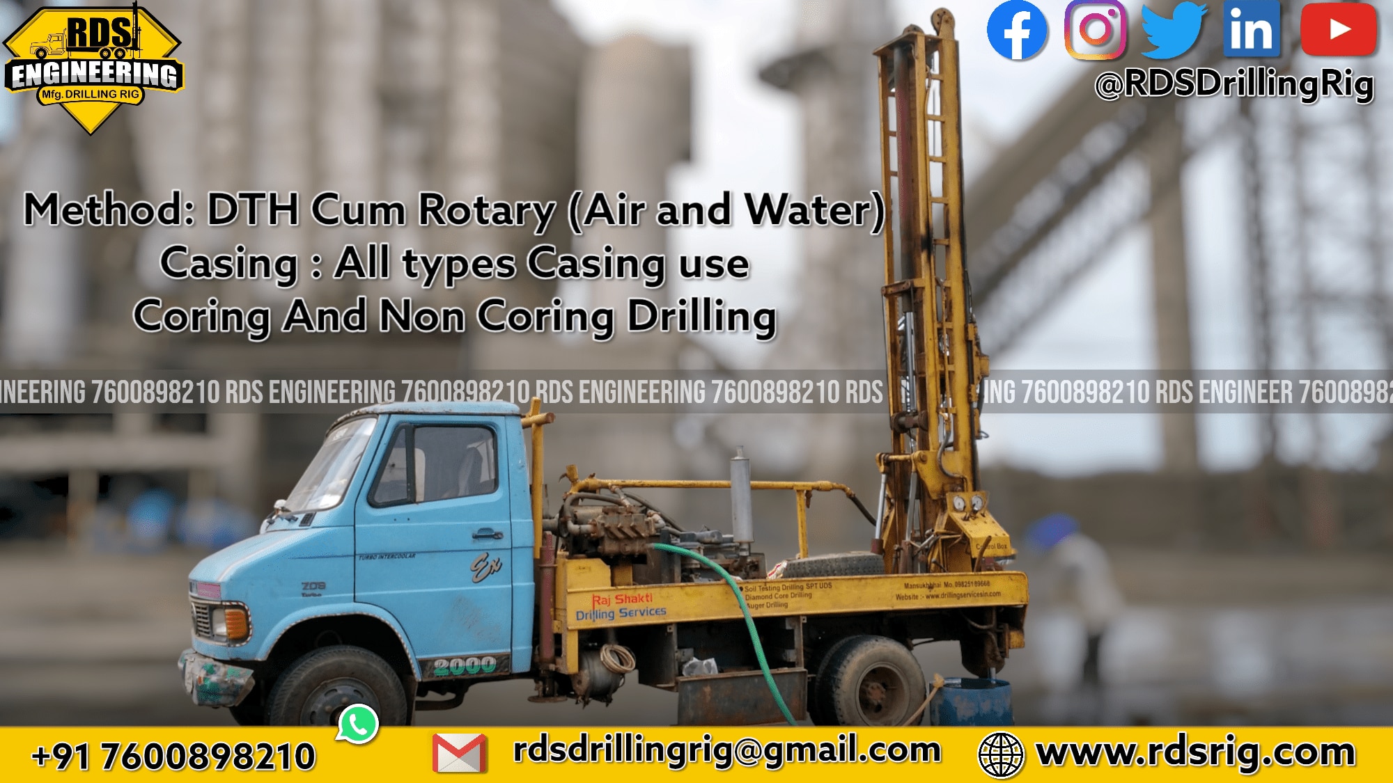 RDS-300 Truck Mounted Rig Products at price INR 0 in Rajkot | RDS ...